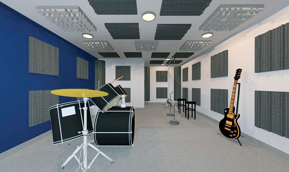 Acoustique studio,mousse acoustique,isolation phonique,traitement ...